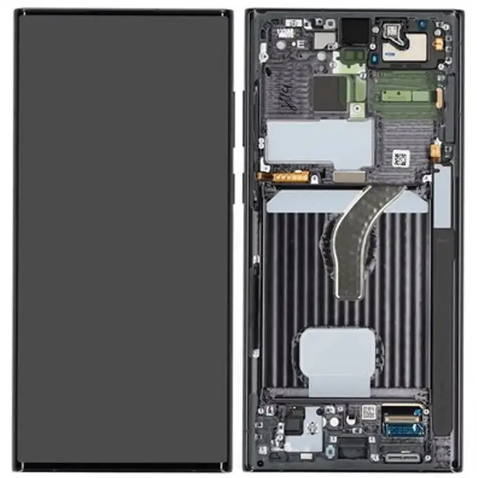 Samsung Galaxy S22 Ultra OLED Display with Frame (Phantom Black ...