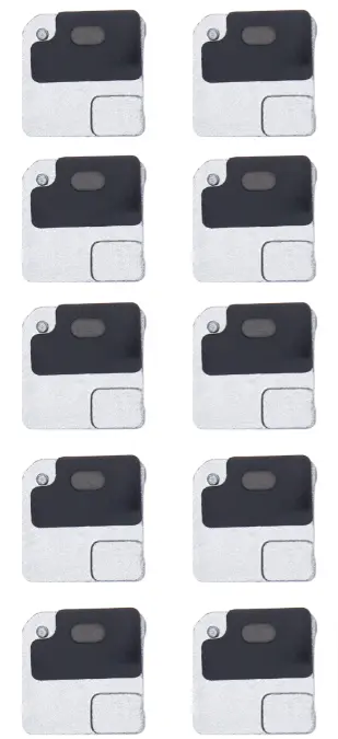 Køb iPhone 12/12 Pro flash light beslag med mikrofon mesh 10 stk ...