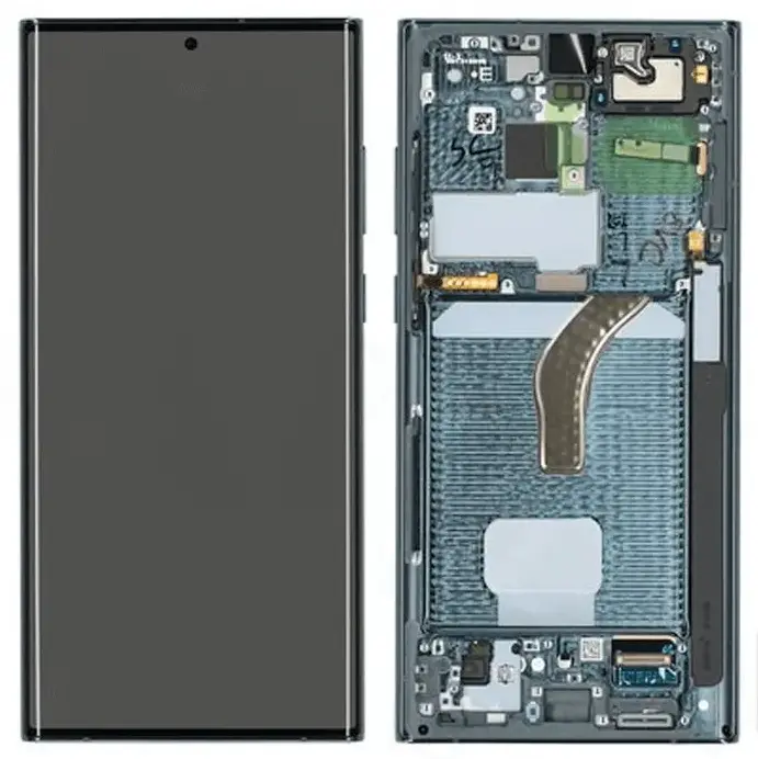 Samsung Galaxy S22 Ultra OLED Display with Frame (Green) (Original ...