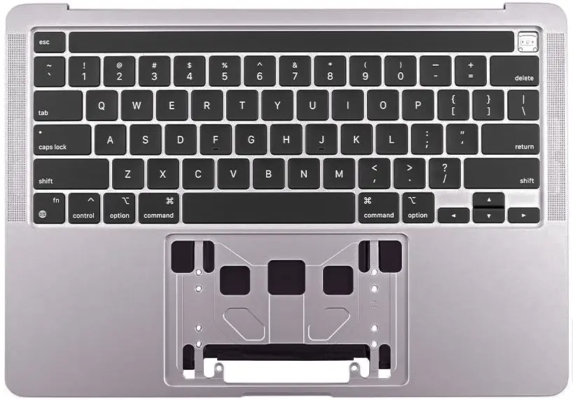 Køb MacBook Pro 13'' A2338 Keyboard w/frame Nordic Layout Space Grey ...